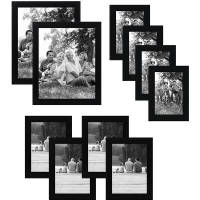 Americanflat Picture Frame In Black Mdf / Shatter Resistant Glass ...