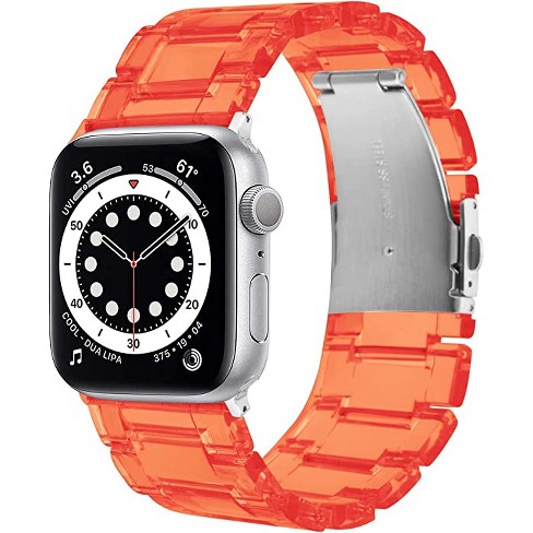 Worryfree Gadgets Transparent Lightweight Clear Resin Band For Apple ...