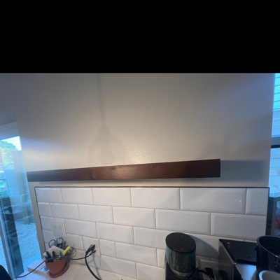 36" Floating Wood Shelf Natural - Threshold™ : Target