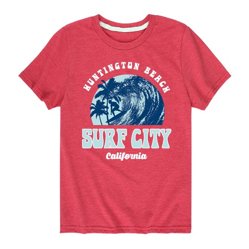 Boys' - Instant Message - Surf City Huntington Beach California Short ...