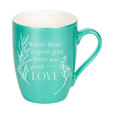 Elanze Designs Where There Is Great Grief There Was Great Love Teal 10 ...
