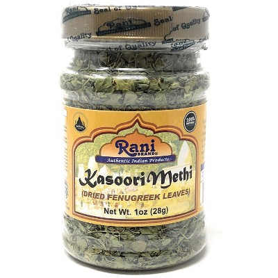 Fenugreek Leaves Dried (kasoori Methi) - 1oz (28g) - Rani Brand ...