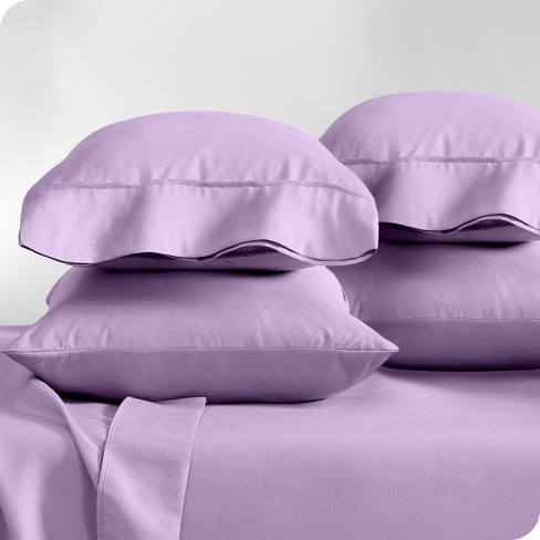 Pillowcase Set Of 4 Ultra-soft Microfiber King Lavender - Bare Home ...