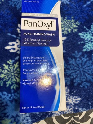 Panoxyl 10% Benzoyl Peroxide Acne Foaming Wash - 1oz : Target