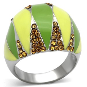 Slickblue Women’s Western Style Ring Band, Lime Green & Pale Yellow ...