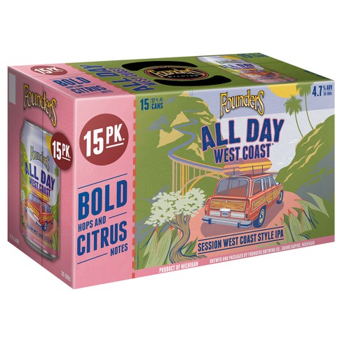 Founders All Day Seasonal Beer- 15pk/12 Fl Oz Cans : Target