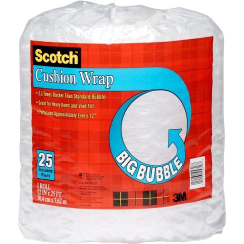Scotch Big Bubble Cushion Wrap 12" X 25' : Target