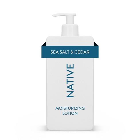 Native Body Lotion Pump - Sea Salt & Cedar - 16.5 Fl Oz : Target