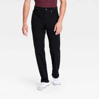 Men's Straight Fit 5-pocket Pants - Goodfellow & Co™ Black 32x30 : Target