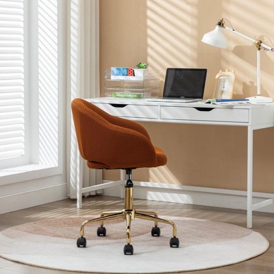 High Back Chair Mesh Fabric Home Office 360°swivel Chair Adjustable ...