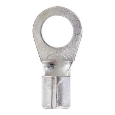 Jandorf 6 Ga. Uninsulated Wire Terminal Ring Silver 2 Pk : Target