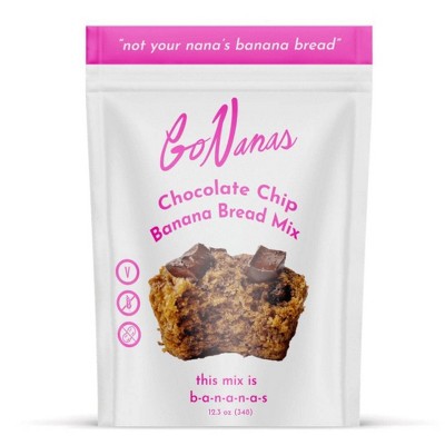 Gonanas Chocolate Chip Banana Bread Mix - 12.3oz : Target