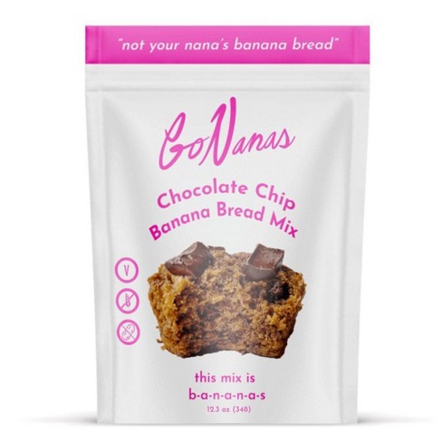 Gonanas Chocolate Chip Banana Bread Mix - 12.3oz : Target