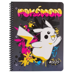 Pokemon 8"x10.5" Graffiti Single Subject Wide Rule Notebook : Target
