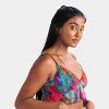 Parade Women's Silky Mesh Flutter Longline Bralette - Bright Monet S ...