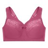 Glamorise Womens Magiclift Natural Shape Support Wirefree Bra 1010 Red ...