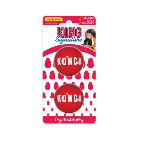 Kong Signature Balls Dog Toy - 2pk : Target