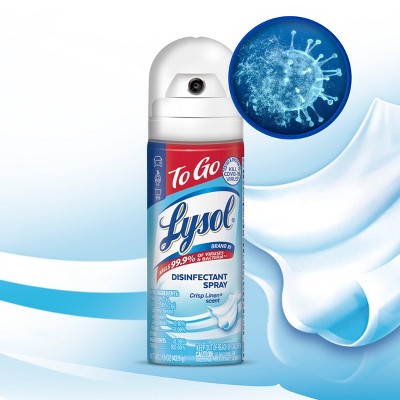 Lysol To Go Disinfectant Spray - 1.5oz : Target