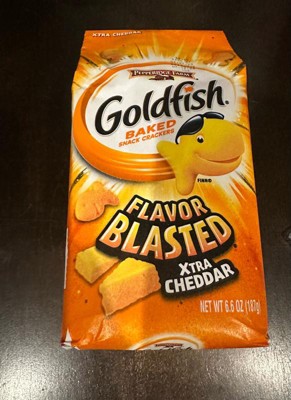 Pepperidge Farm Goldfish Flavor Blasted Extra Cheddar Snack Crackers ...