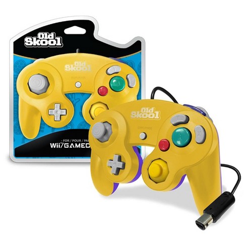 Old Skool Controller For Nintendo Gamecube/wii (yellow/purple) : Target