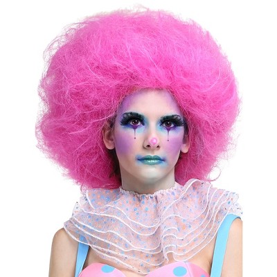 California Costumes Spiral Clown Wig (black/red), Standard : Target