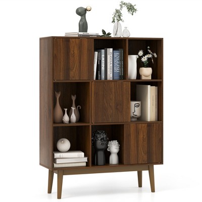 52" Realm Bookshelf Walnut - Modway : Target