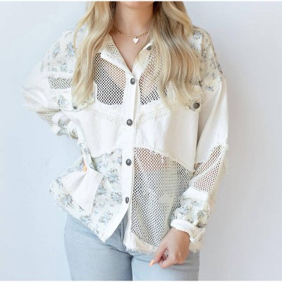 Women's Aurora Patch Top - Pol : Target