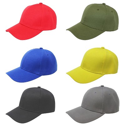 Pack Of 30 Baseball Caps Adjustable Casual Style Mix Colors : Target