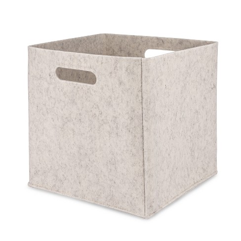 Parker Baby Felt Storage Cube Bin - 13" Inch - White : Target