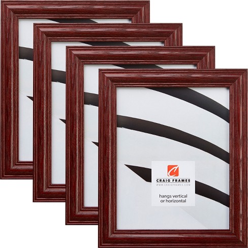 Wiltshire 440 Dark Cherry 4x6 Inch Picture Frame, Set Of 4 : Target