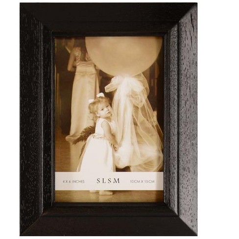 Jiallo 4x6" Wood Frame,narrow Border , Black Color : Target