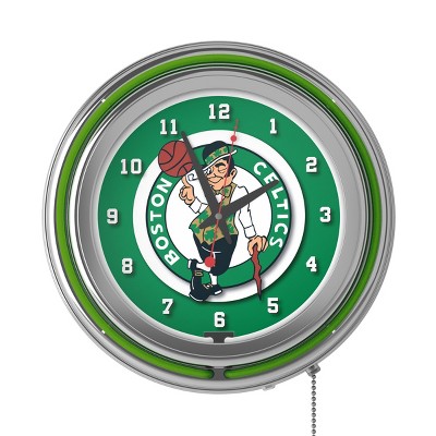 Milwaukee Bucks Logo Retro Neon Wall Clock : Target