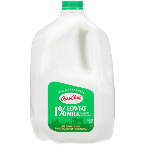 Cass Clay 1% Milk - 1gal : Target