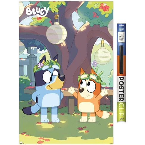 Trends International Bluey - Duo Unframed Wall Poster Print Black Clip ...