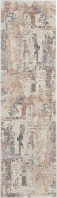 Nourison Rustic Textures Contemporary Indoor Area Rug Beige/grey 2'2" X ...
