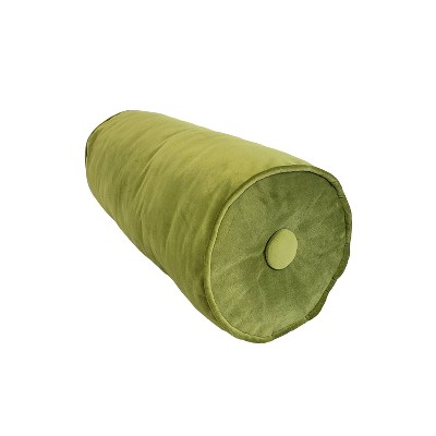 7"x18" Velvet Neck Roll Throw Pillow Orange - Edie@home : Target