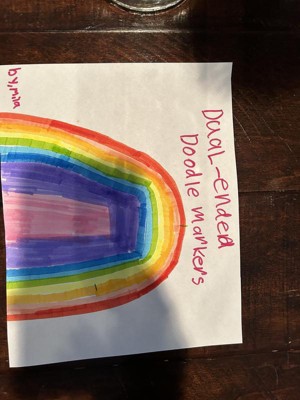 Crayola 12pk Doodle & Draw Dual Ended Doodle Markers : Target