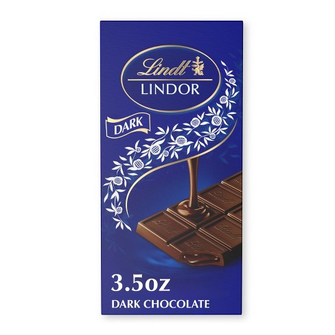 Lindt Lindor Dark Chocolate Candy Truffle Bar - 3.5oz : Target
