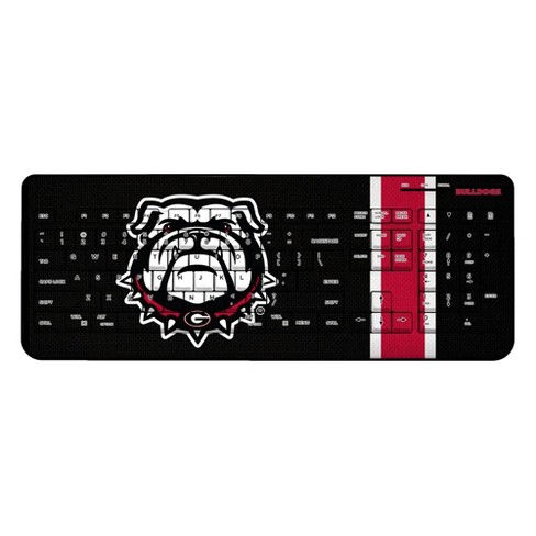 Keyscaper Georgia Bulldogs Uga Stripe Wireless Usb Keyboard : Target