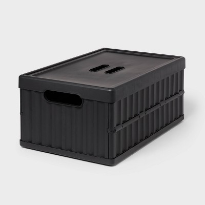 Easy Assembly Hard Sided Bins Black - Brightroom™ : Target