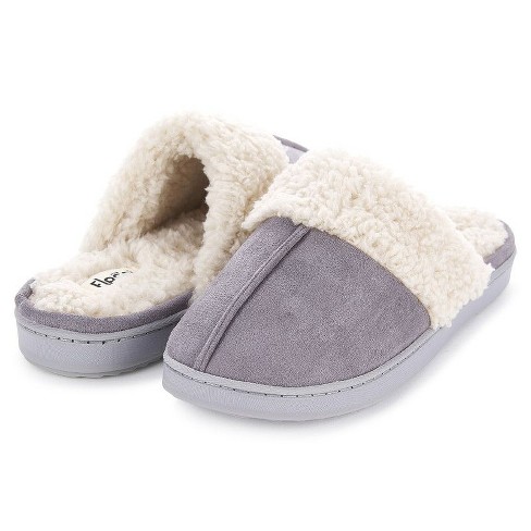 Floopi Women's Zelda Faux Suede Scuff Slippers : Target