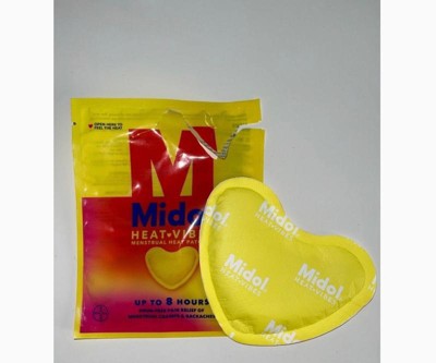 Midol Heat Vibes Menstrual Pain Relief Heat Patches For Menstrual ...