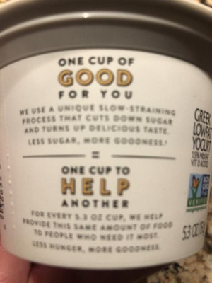 Two Good Low Fat Lower Sugar Strawberry Greek Yogurt - 4ct/5.3oz Cups ...