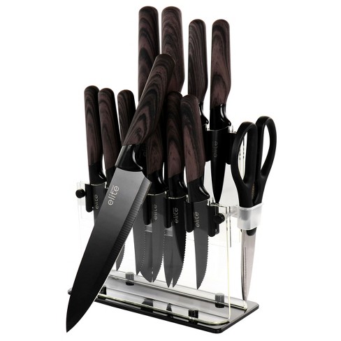 Gibson Soho Lounge 13 Piece Cutlery Set With Acrylic Knife Stand In ...