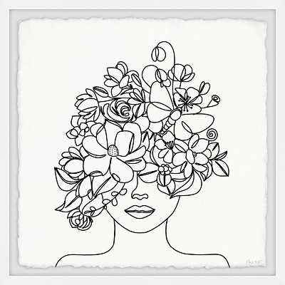 HomeStock 13 in. L x 13 in.W Framed Fairytale Storybook Digital Art For ...