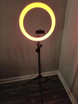 12" Rgb Ring Light With Tripod - Heyday™ Black : Target
