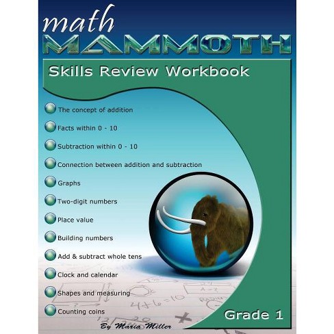 Math Mammoth Grade 1 Skills Review Workbook - By Maria Miller ...