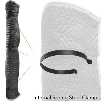 Sure-max Door Jamb Protector Pad With 3 Sewn-in Steel Spring Clips, 72 ...