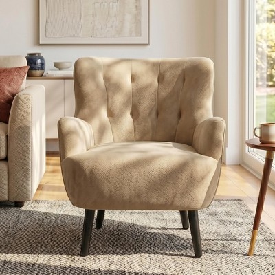 Christopher Knight Home Hermaon Modern Upholstered Accent Chair with ...
