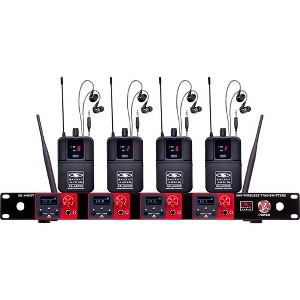Galaxy Audio AS-4400 Quad UHF Wireless In-Ear Monitor Band System 506 ...